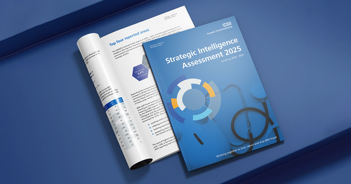 Strategic Intelligence Assessment published | News | NHSCFA