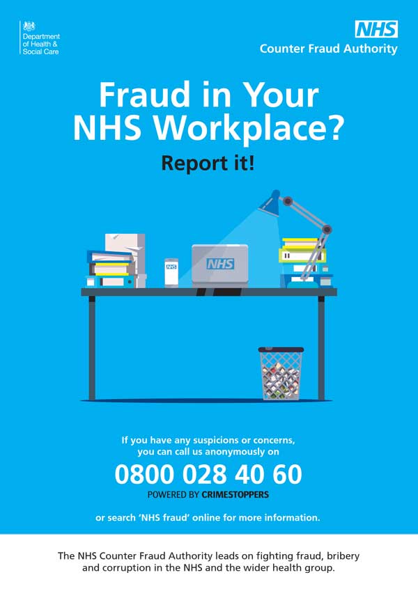 Fraud awareness toolkit | NHS Fraud Prevention | NHSCFA